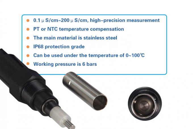 Ultra Pure Water Measurement Conductivity Sensor 2 Electrode ...