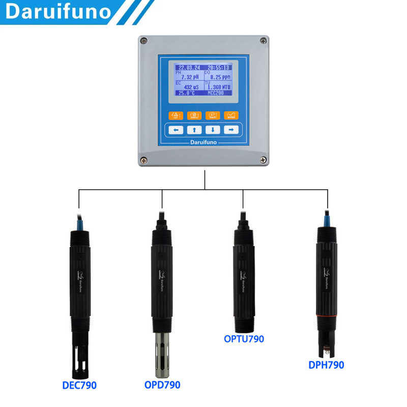 Multi Parameter Water Quality Controller For Connect 1-4 Different ...