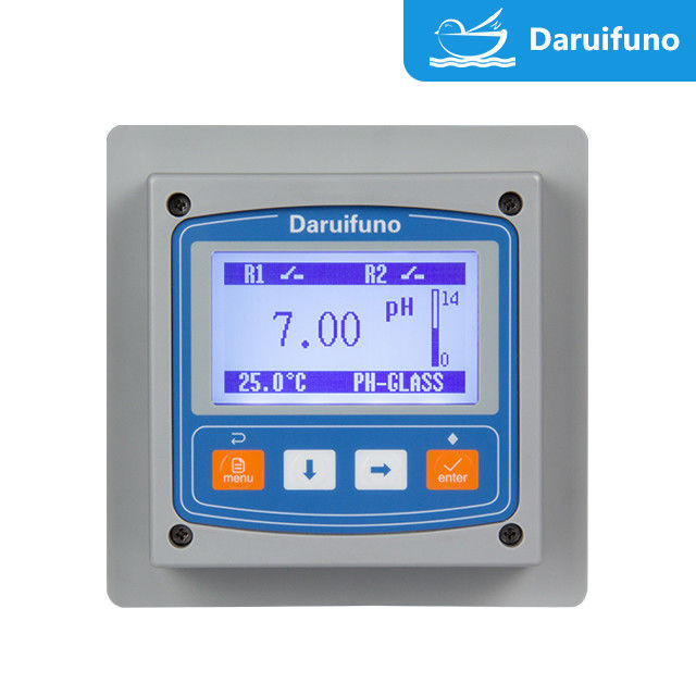 One 0/4 - 20mA Current Output Online PH / ORP Controller For Sewage Or ...