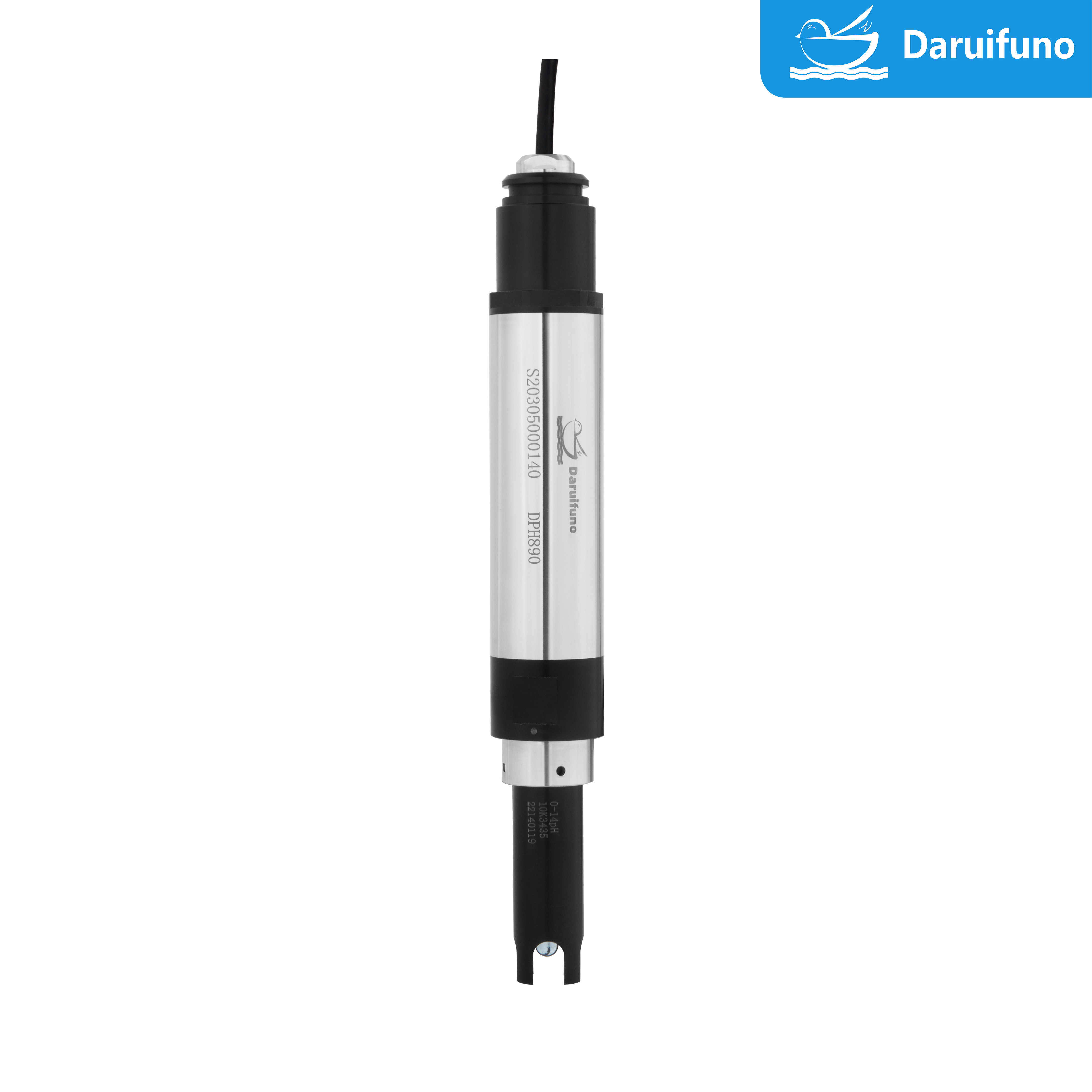 Rs485 pH Sensors With Replaceable Measuring Head For Sewage Or Drinking ...