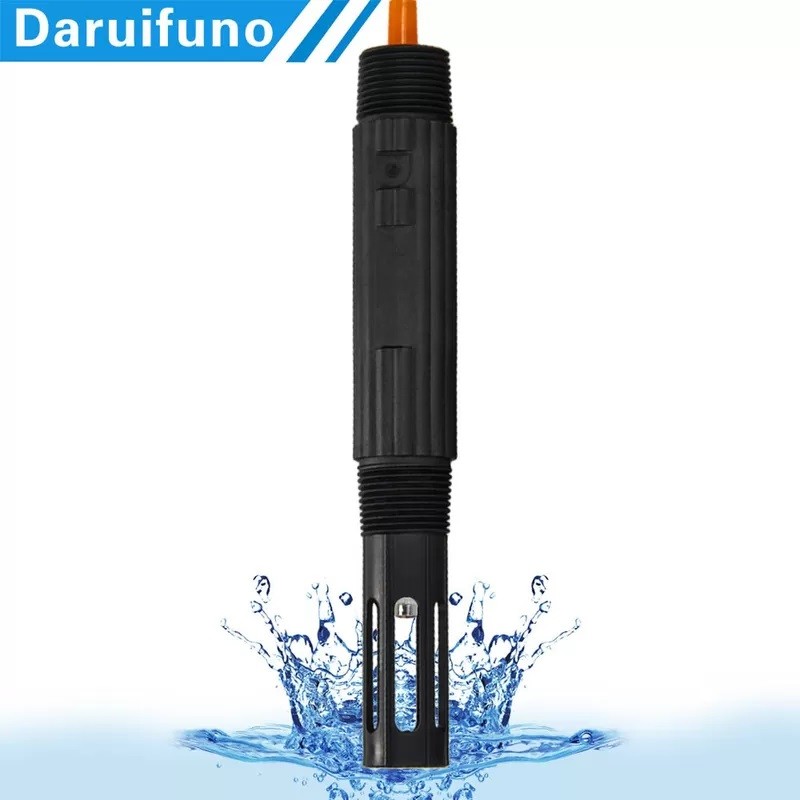 Industrial Online 0-14 PH Probe Electrode 4-20 MA PH Sensor For Waste ...